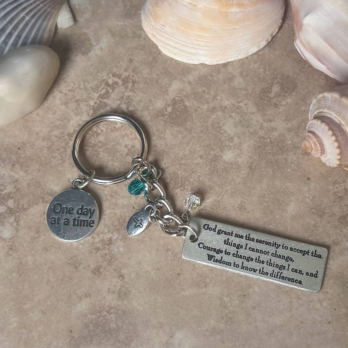 Serenity Prayer Keychain – Now & Then Boutique