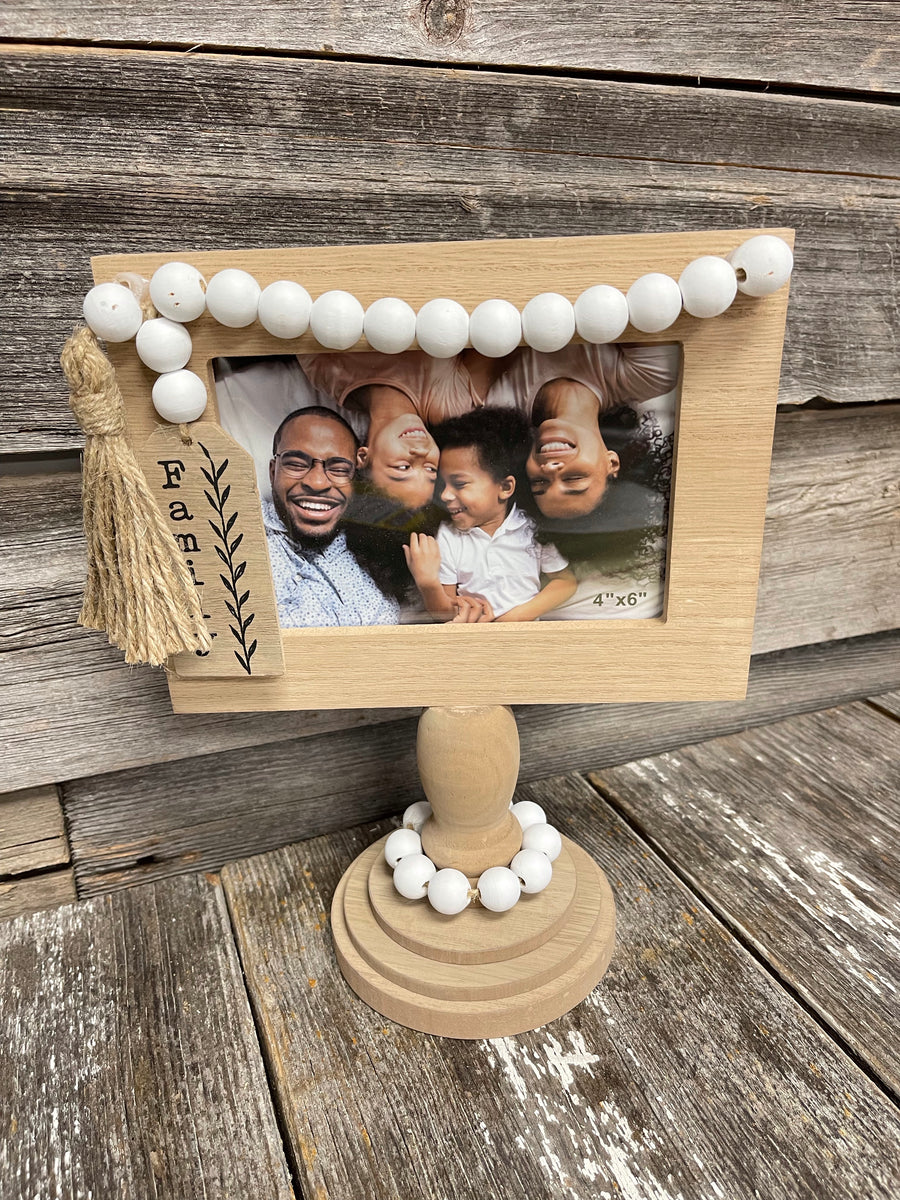 Wood Beaded Frames – Now & Then Boutique
