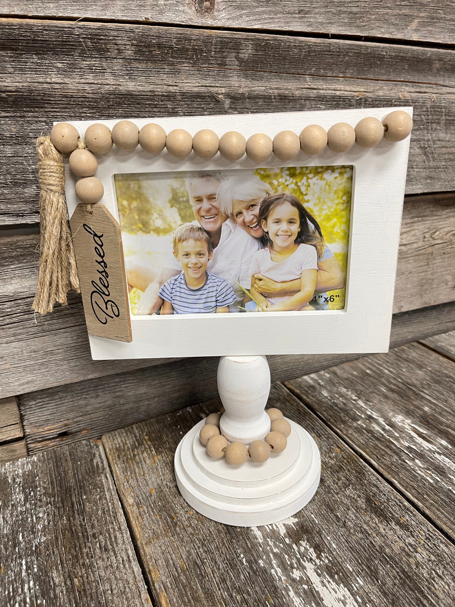 Wood Beaded Frames – Now & Then Boutique